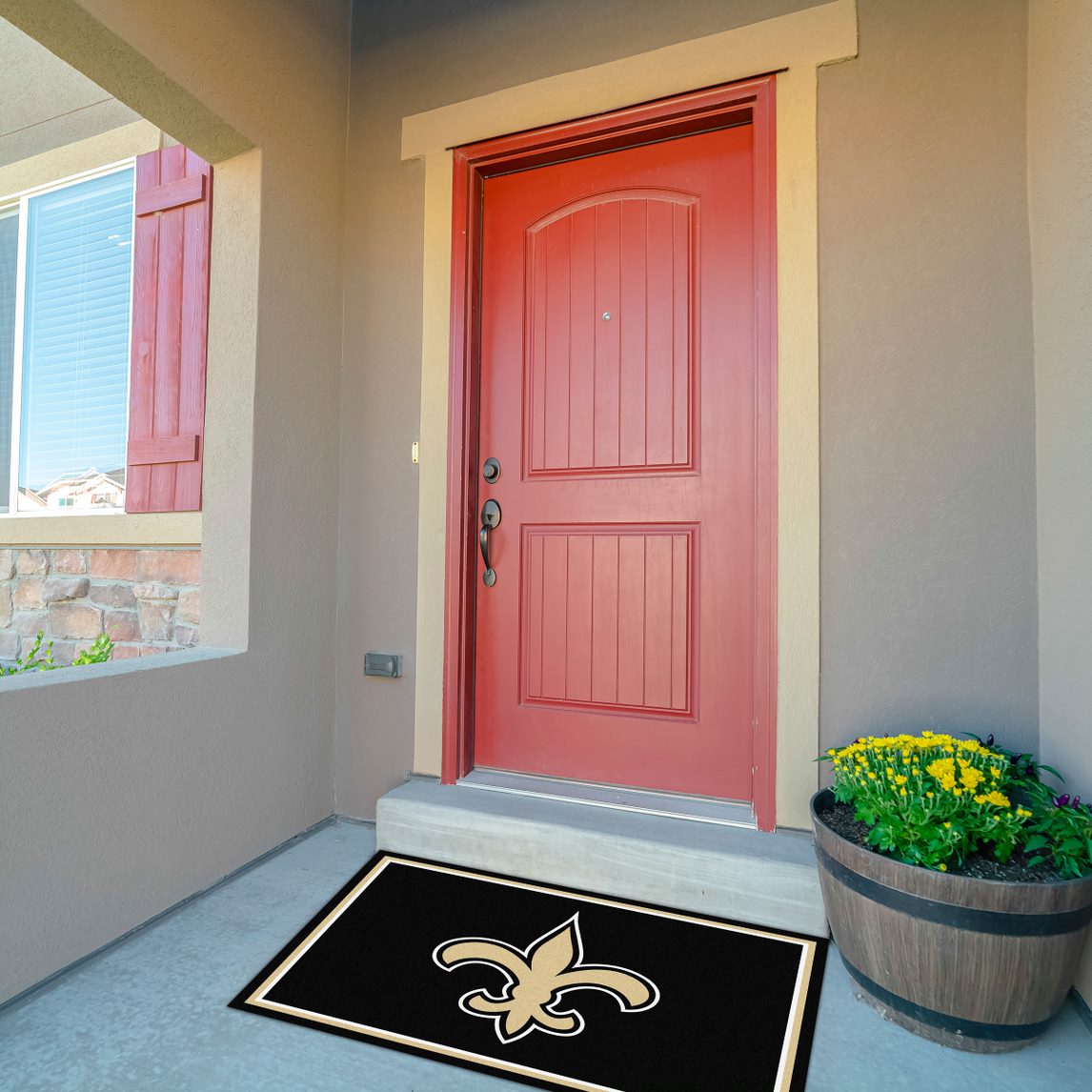 New Orleans Saints 3x4 Area Rug – Man Cave Gamez