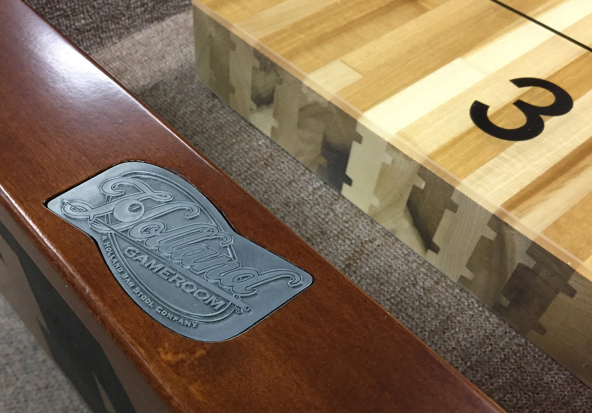 Wisconsin Badgers 12' Shuffleboard Table – Man Cave Gamez