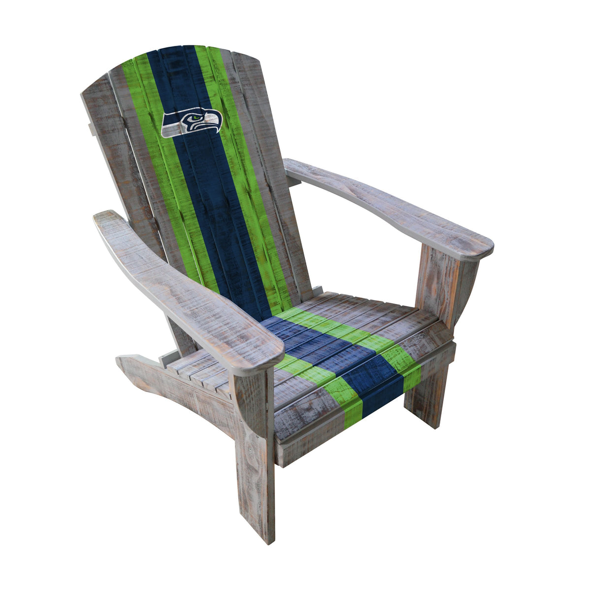 Seattle Seahawks Wood Adirondack Chair – Man Cave Gamez