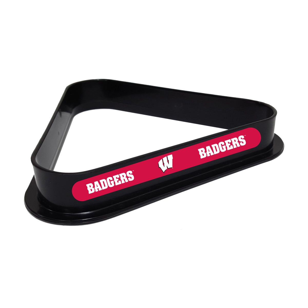 Wisconsin Badgers Plastic 8-Ball Rack – Man Cave Gamez