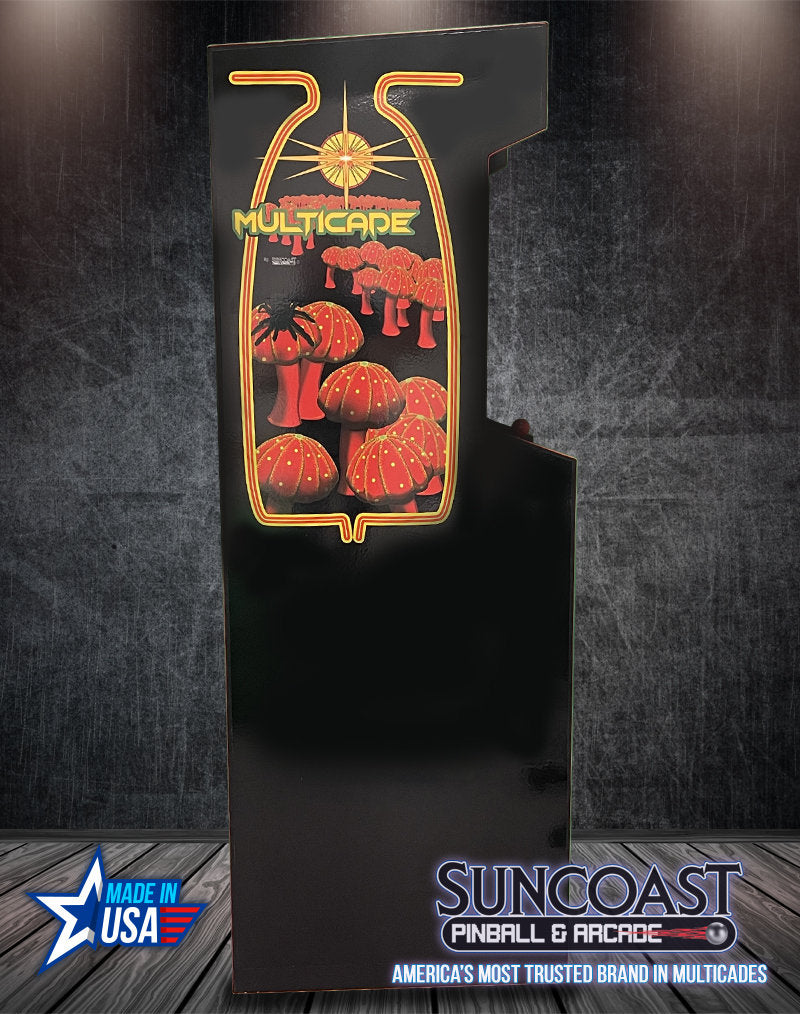 SUNCOAST Full Size Multicade Arcade Machine | 60 Games Graphic Option ...