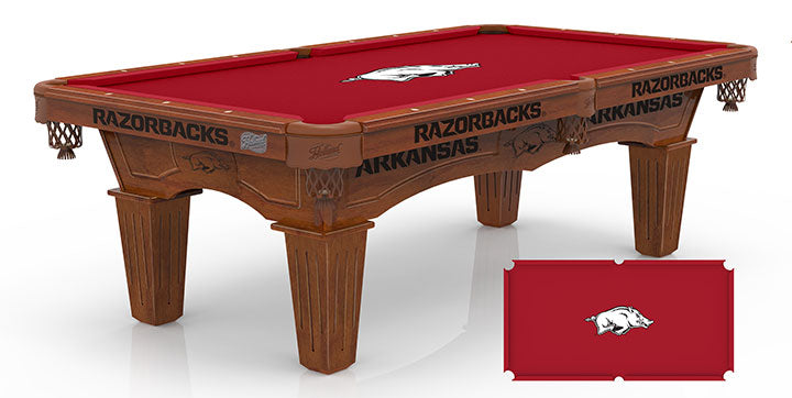 Arkansas Razorbacks Pool Table – Man Cave Gamez