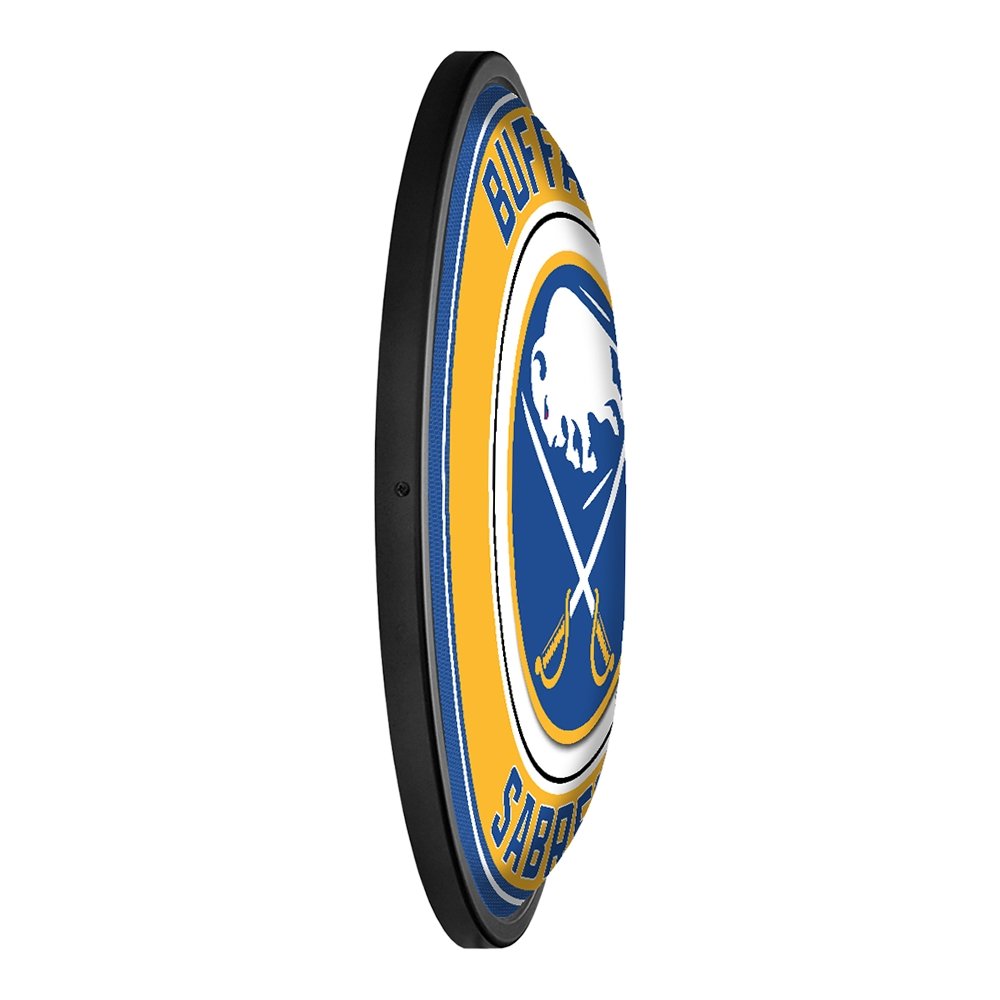 Buffalo Sabres: Round Slimline Lighted Wall Sign - The Fan-Brand – Man ...
