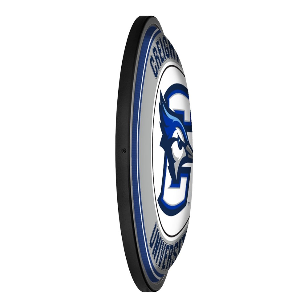 Creighton Bluejays: Round Slimline Lighted Wall Sign - The Fan-Brand ...