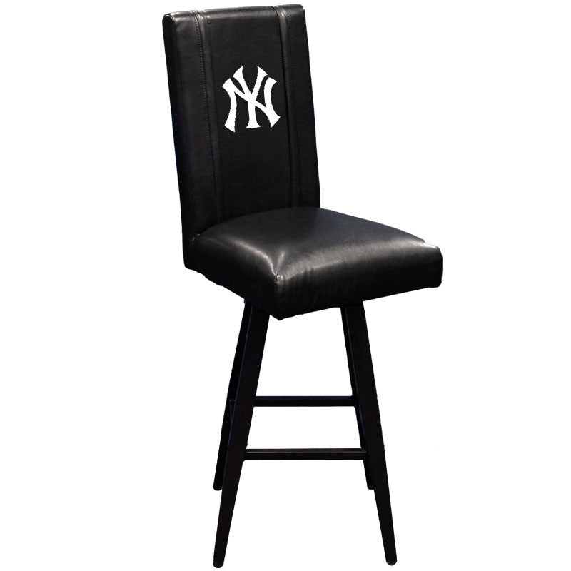 Swivel Bar Stool 2000 With New York Yankees Logo – Man Cave Gamez