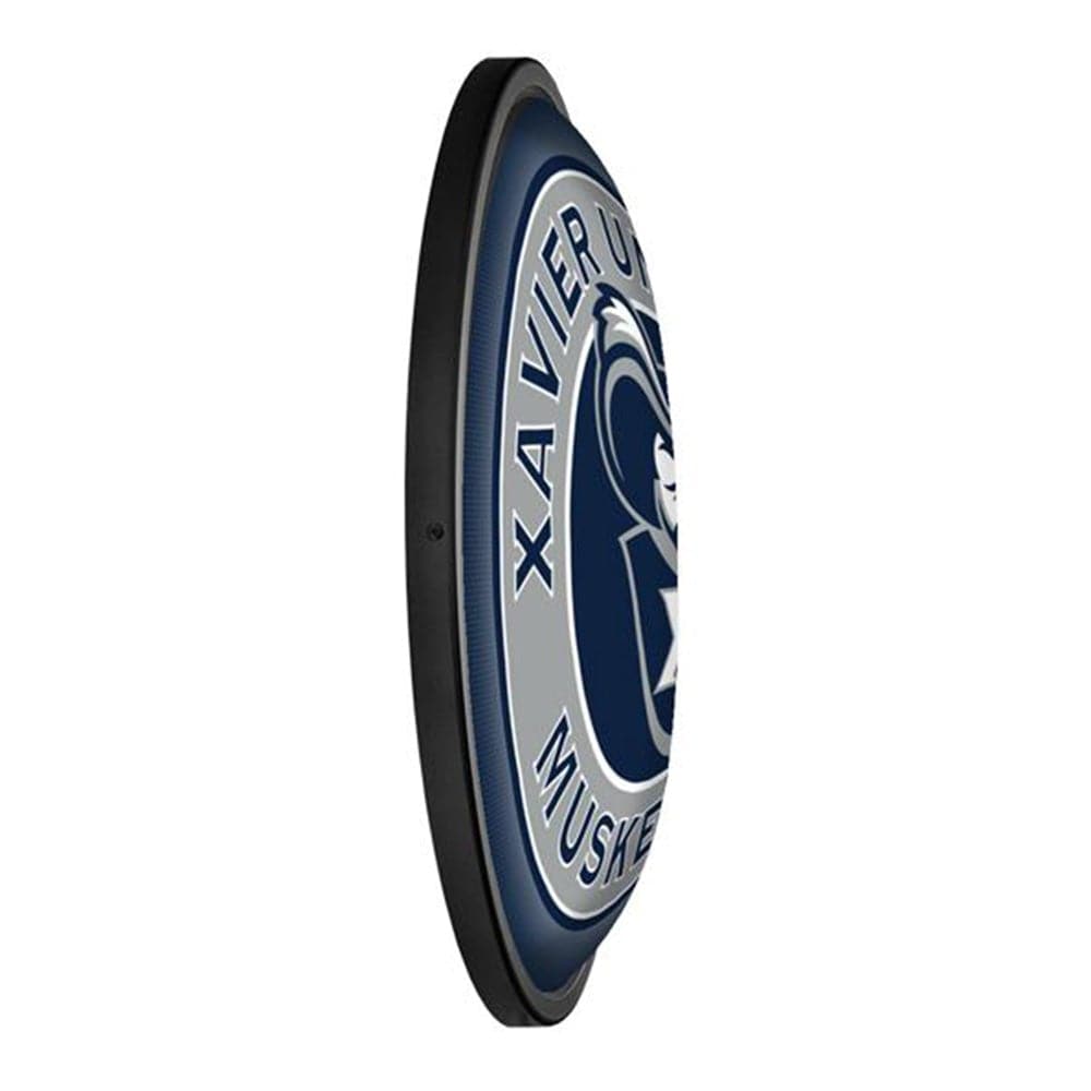 Xavier Musketeers: Musketeer - Round Slimline Lighted Wall Sign - The ...